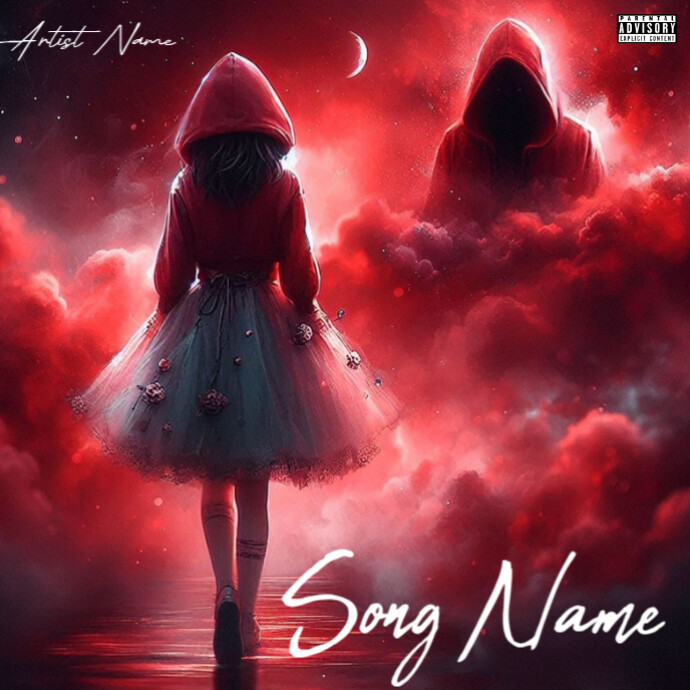 Red Girl Mixtape Rap Cover Album Cover Template | PosterMyWall