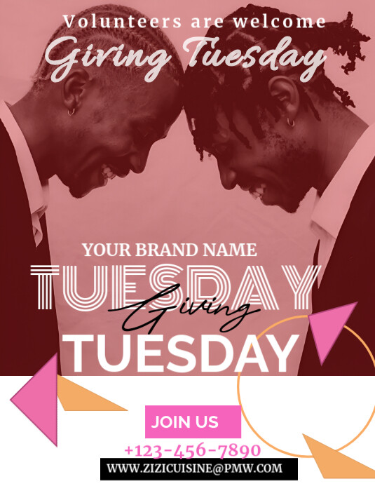 Copy of Red Giving Tuesday Flyer (us Letter) | PosterMyWall