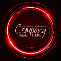 simple circle frame logo design template | PosterMyWall