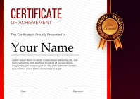 Gold Certificate Template | PosterMyWall