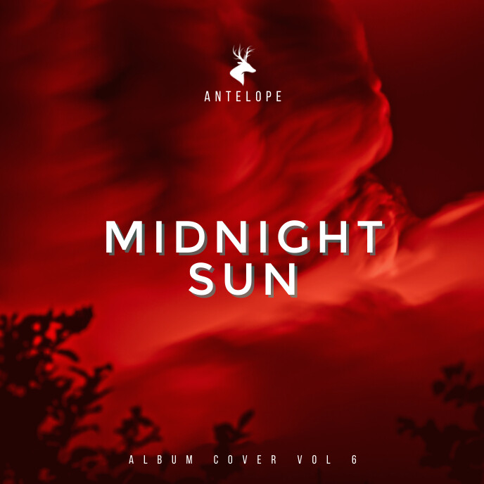 Red Gradient Album Cover Template | PosterMyWall