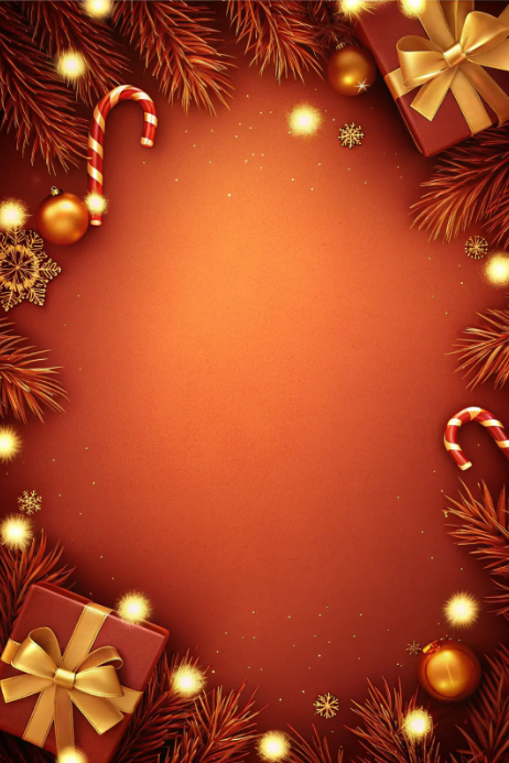 Red Gradient Christmas Background Poster Template | PosterMyWall