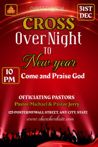 31st Night Cross Over Flyer Template | PosterMyWall