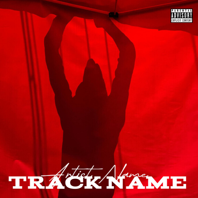 Red Grunge Best Cover Album Music Art Trap Mixtape Rap Album Cover ...