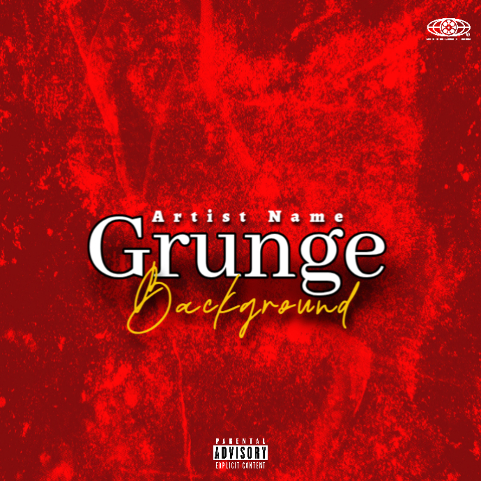 Copy of Red Grunge Grunge Mixtape Album Cover | PosterMyWall