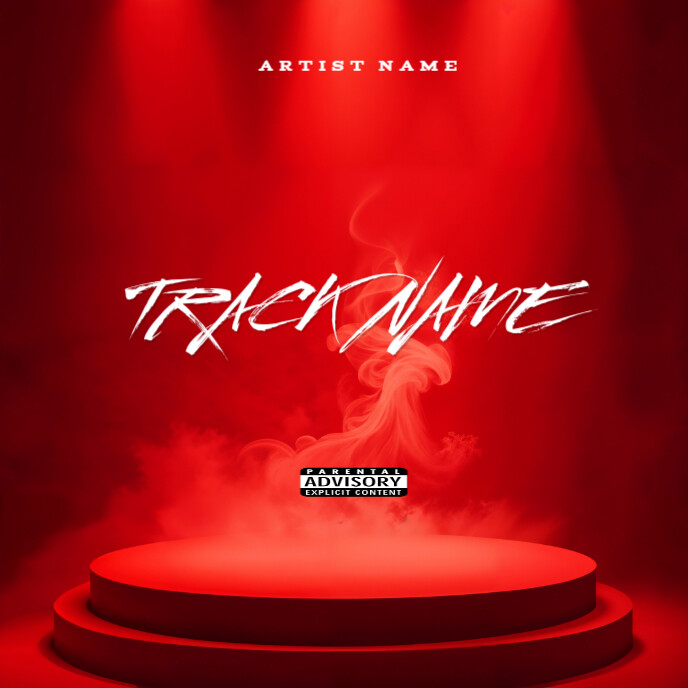 Copy of Red Grunge Mixtape Cover Album Cover | PosterMyWall