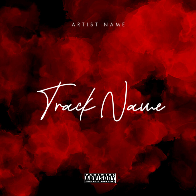 Red Grunge Mixtape Cover Album Cover Template | PosterMyWall