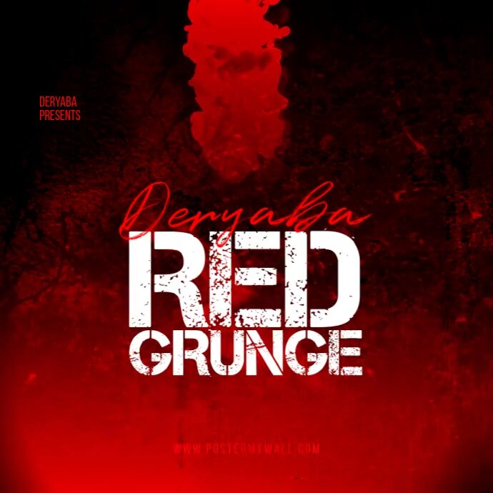 Red Grunge Smoke Mixtape Album Cover Maker Template | PosterMyWall