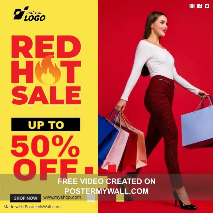 Copy of Red Hot Sale | PosterMyWall