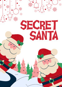 secret santa Template | PosterMyWall