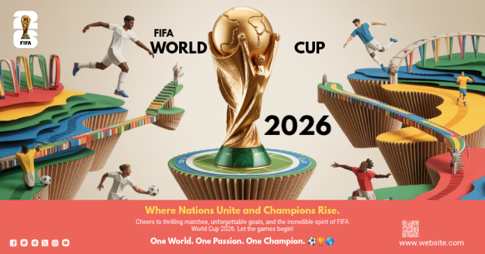 Fifa World Cup 2026 Template | PosterMyWall