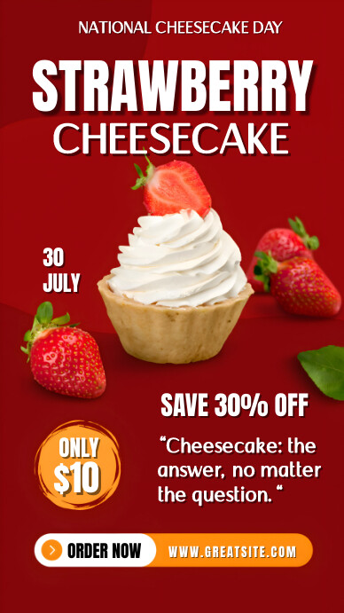 Modèle Red Illustrative Red Background Gradient Nati | PosterMyWall