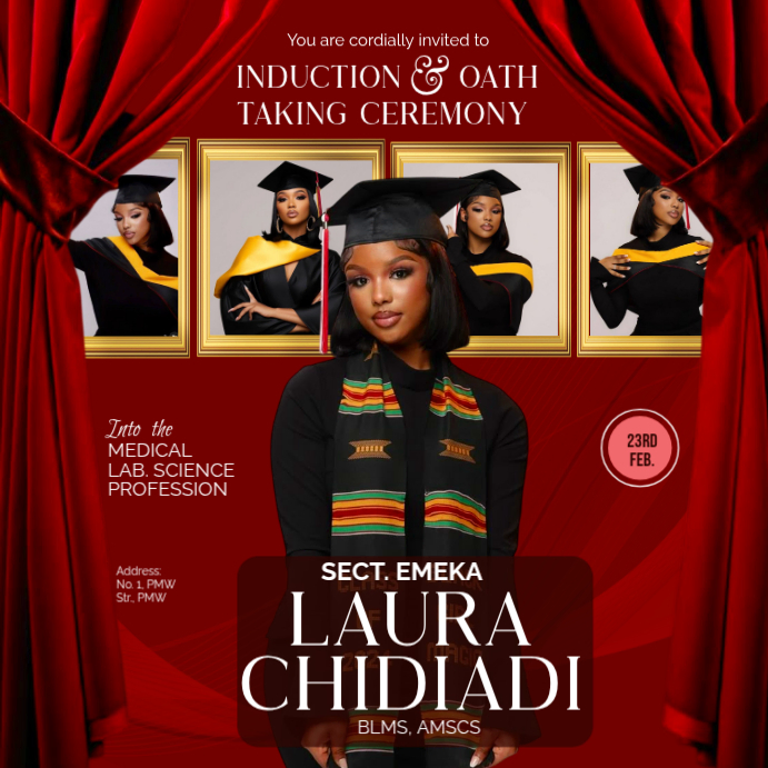 Induction And Oath Taking Ceremony Template | PosterMyWall