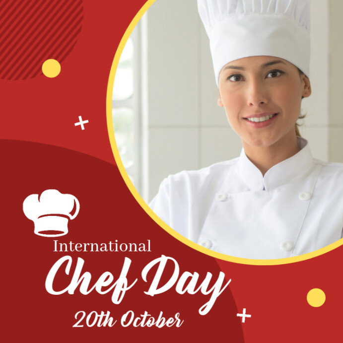 Copy of Red International Chefs Day Instagram Post | PosterMyWall
