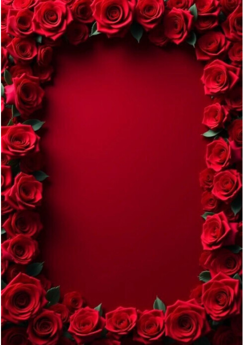 Red Invitation Card A3 Template | PosterMyWall