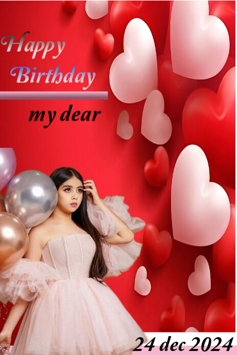 Red Joy Pinterest Graphic Template | PosterMyWall