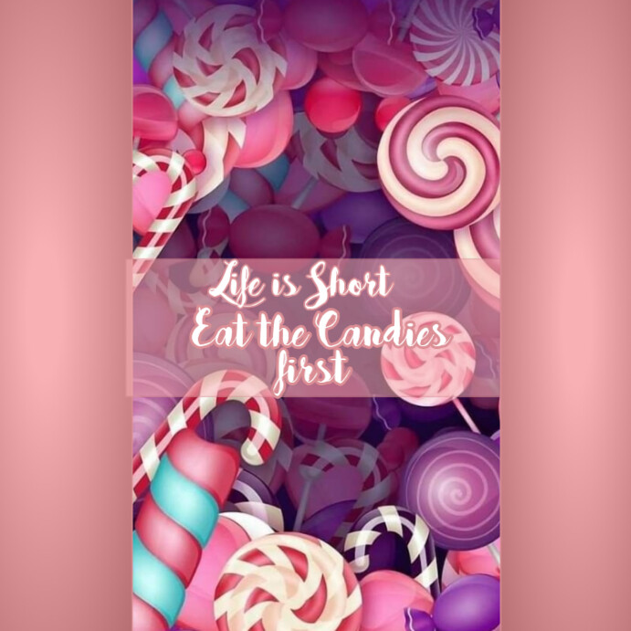 Red Joyful Candy Instagram Post Template | PosterMyWall