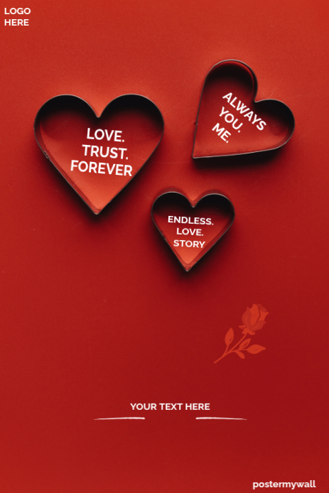 Red Joyful Endless Love Romantic Quote Design Pinterest Graphic ...