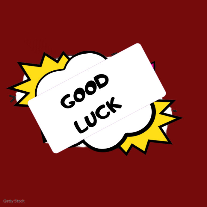 Copy of Red Joyful Good Luck Instagram Post | PosterMyWall