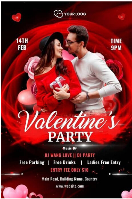 Red Joyful J Poster Template | PosterMyWall