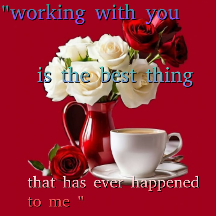 Red Joyful Life Quotes Instagram Post Template | PosterMyWall