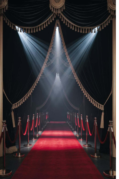 Red Joyful Red Carpet Entrance Opening Ceremony Poster Template ...