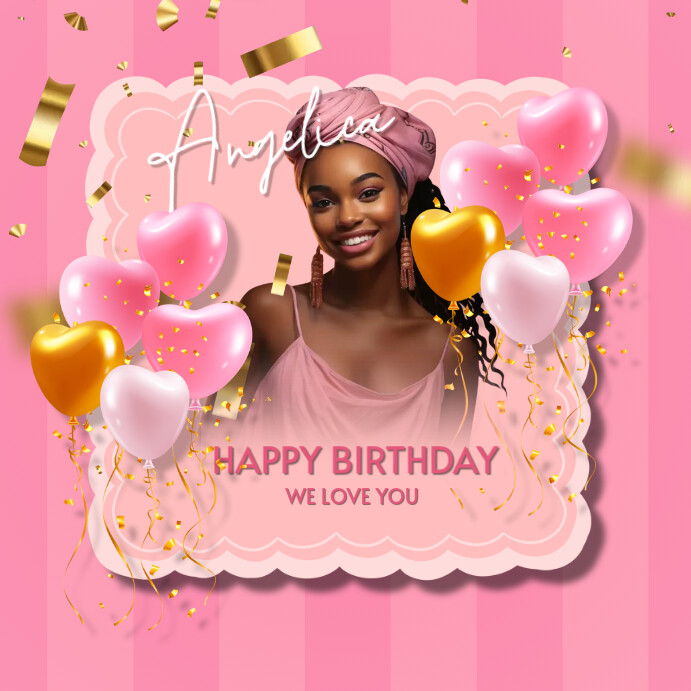 Red Joyful Sweet Pink Instagram Post Template | PosterMyWall