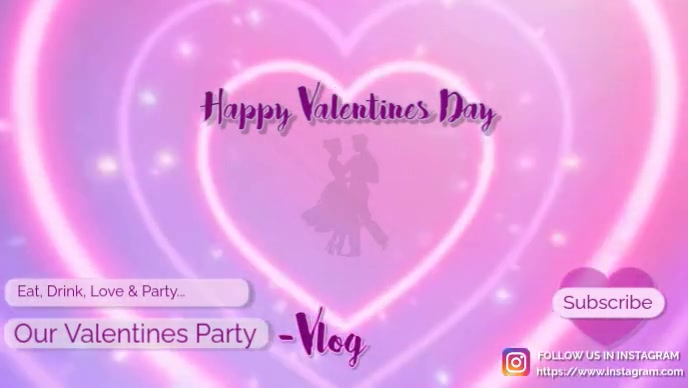 Red Joyful Valentine's Day Free Youtube Thumbnail Template With Audio ...