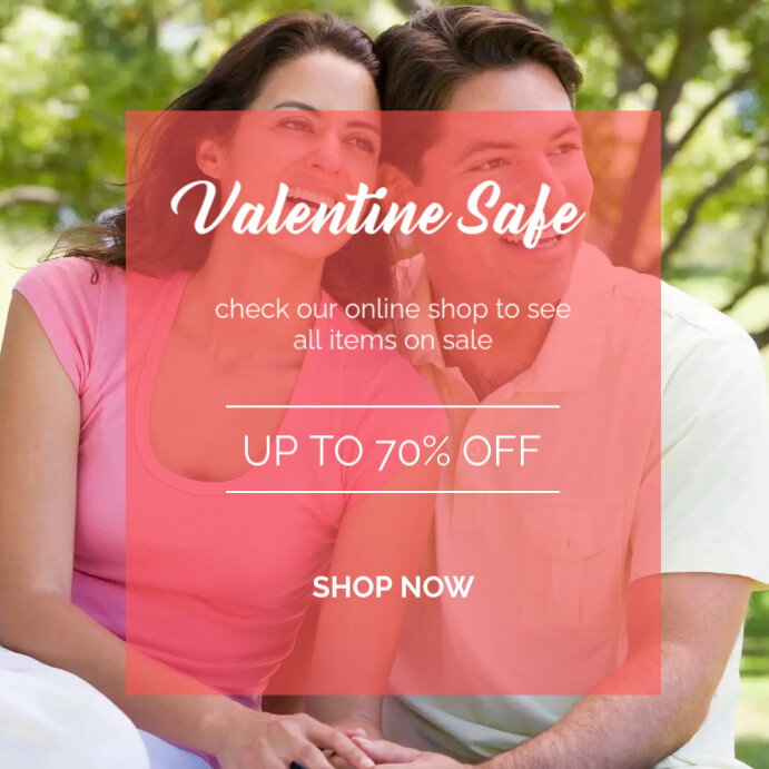 Red Joyful Valentine Instagram Post Template | PosterMyWall