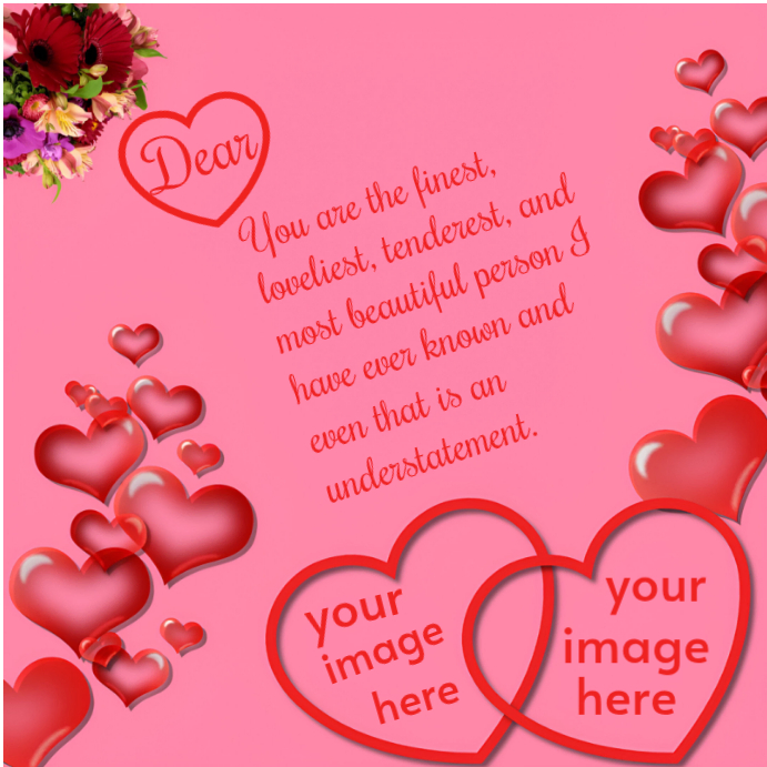 Red Letter For Your Love Ones Instagram Post Template | PosterMyWall