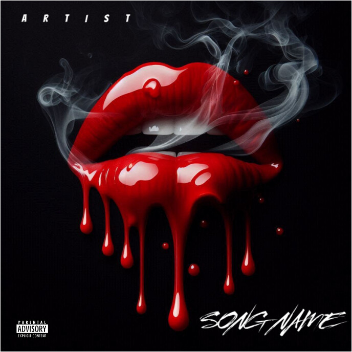 Copy of Red Lips Mixtape Album Cover | PosterMyWall
