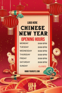 New year happy hours Template | PosterMyWall