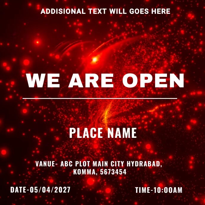 Red List-based Upcoming Event Instagram Post Template | PosterMyWall