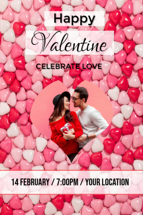 Plantilla de Red List-based Valentine Day Poster | PosterMyWall