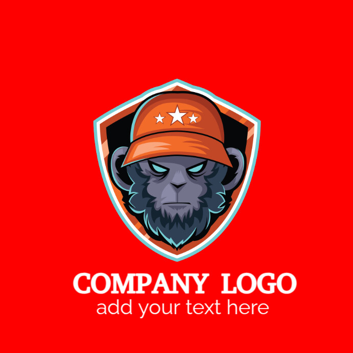 Red Logo Logo Template | PosterMyWall
