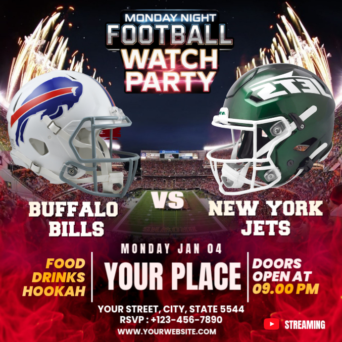 Red Maksimalis Nfl Gameday Week 18: Bills Vs Jets Pos Instagram ...
