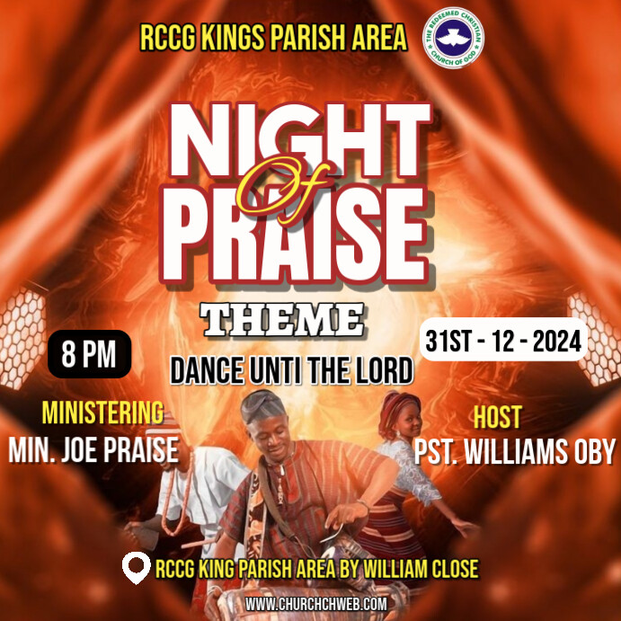 Red Maximalist "night Of Praise – Celebrate The New Year With Worship ...