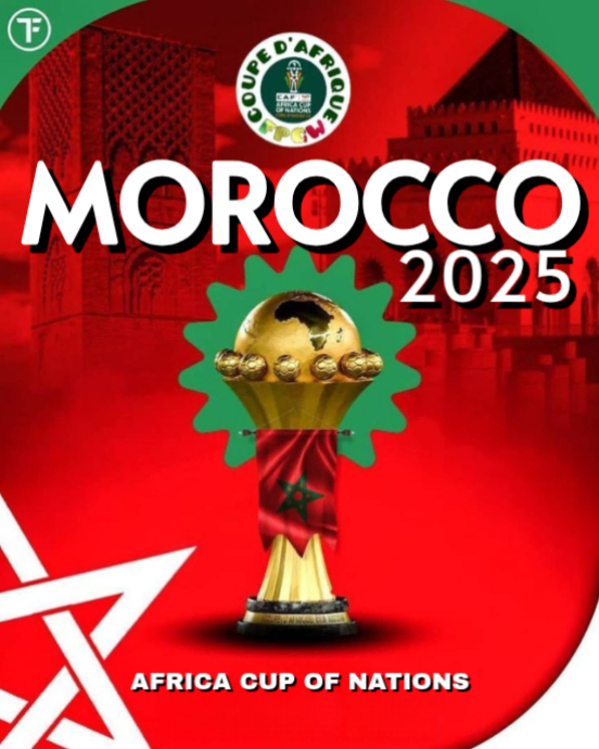 Plantilla de Red Maximalist Africa Football Championship Instagram ...