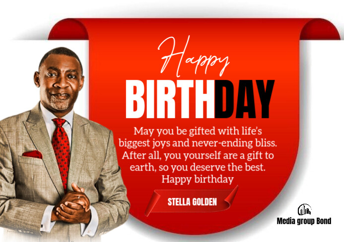 Copy of Red Maximalist Birthday A5 | PosterMyWall