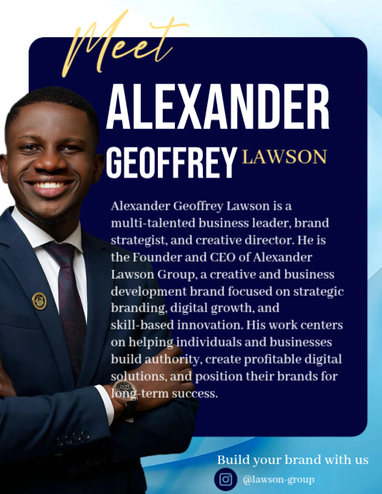 Copy of Red Maximalist Ceo Introduction Flyer (us Letter) | PosterMyWall