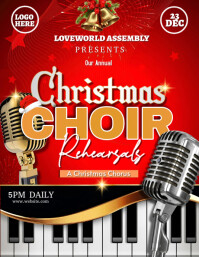 Choir Rehearsal Design Template | PosterMyWall
