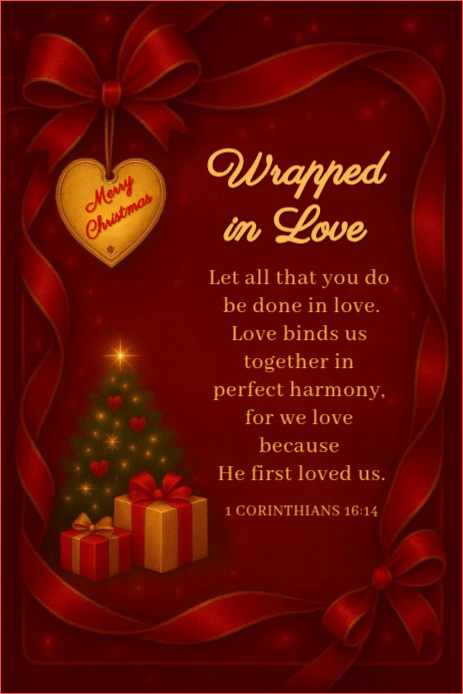 Red Maximalist Christmas Christian Inspiration Pinterest Graphic ...