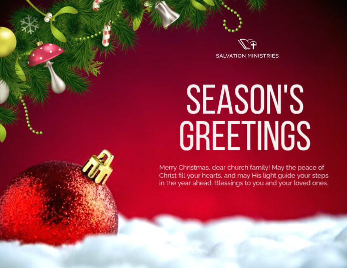 Copy of Red Maximalist Christmas Wishes Flyer (us Letter) | PosterMyWall