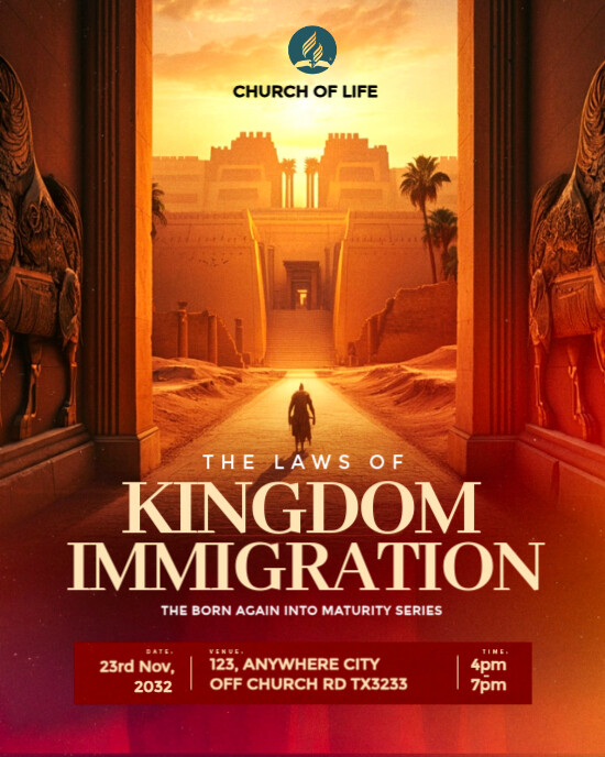 Copy of Red Maximalist Church Flyer Instagram Portrait | PosterMyWall