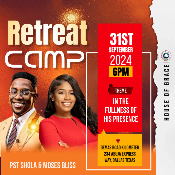 Modèle Red Maximalist Church Flyer Instagram Post | PosterMyWall