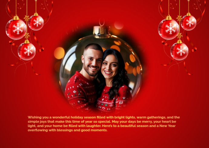 Red Maximalist Church Postcard Template | PosterMyWall