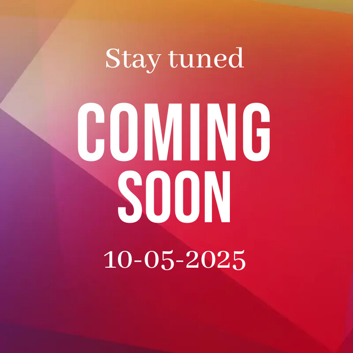 Red Maximalist Coming Soon Notice Instagram P Template | PosterMyWall