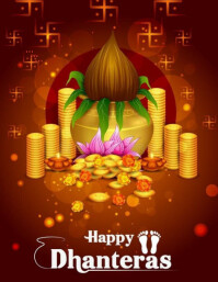 Dhanteras design Template | PosterMyWall