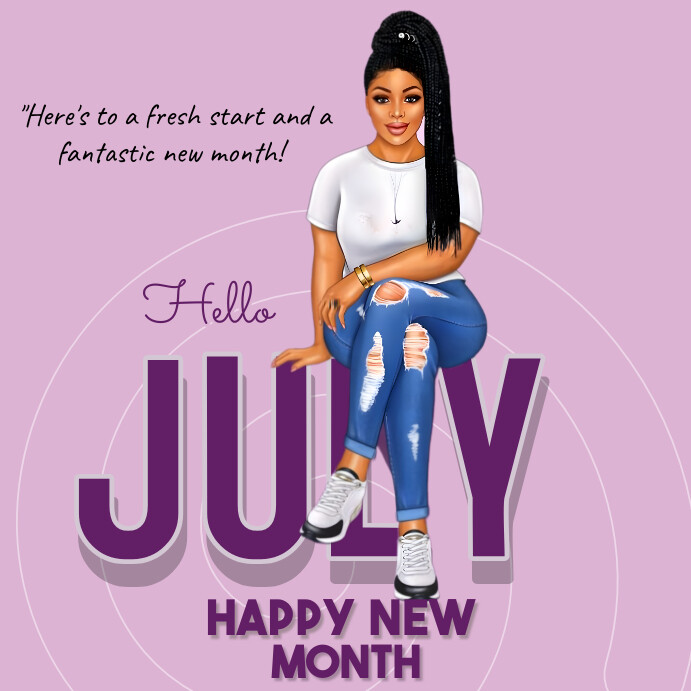 Red Maximalist Happy New Month Instagram Post Template | PosterMyWall