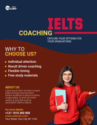 Maximalist Ielts Coaching Flyer Template Flye | PosterMyWall